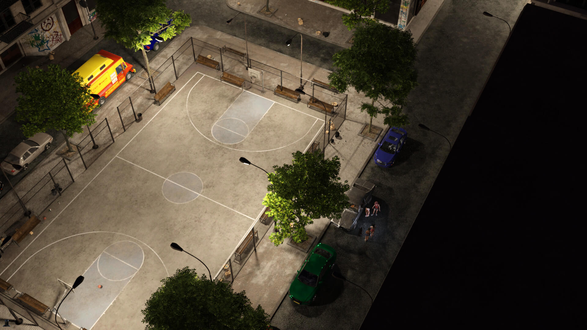 Night Game Last 3D Render, Digital Art by rrkknight3
